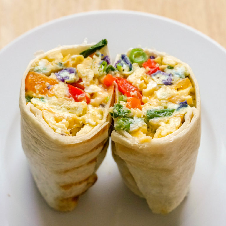 Freezer-Friendly Veggie Breakfast Burritos - Workweek Lunch