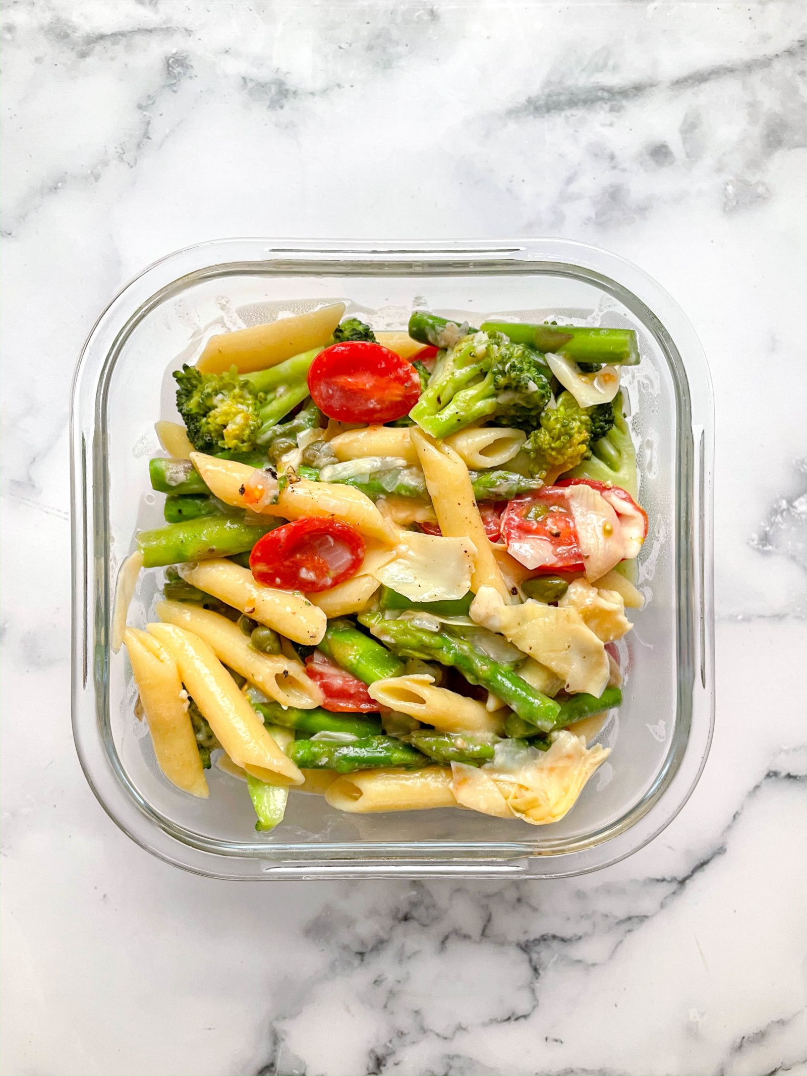 Meal Prep Pasta Primavera - Workweek Lunch