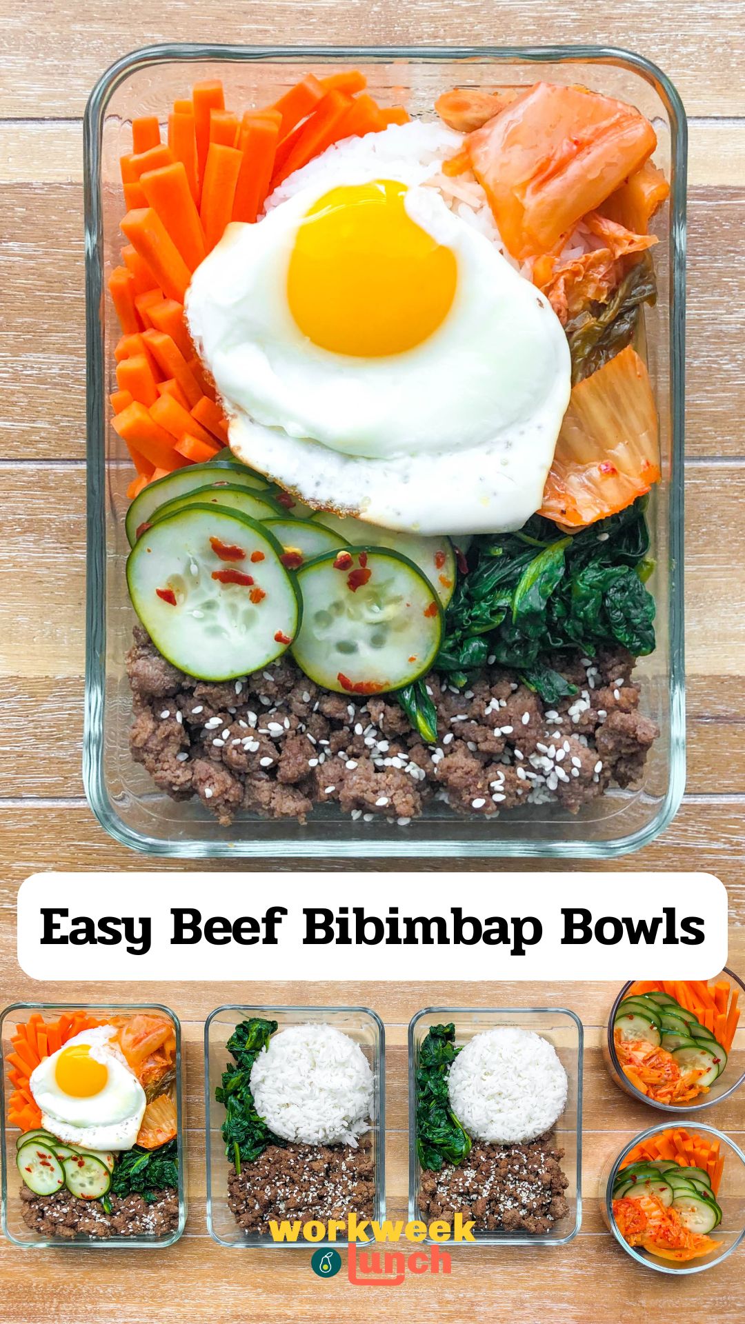 Easy Beef Bibimbap Bowl - Workweek Lunch